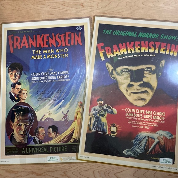 Universal | Art | Vintage Frankenstein Universal Studios Horror ...